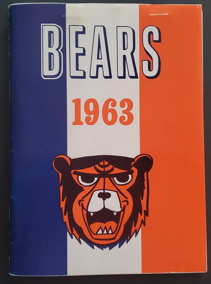 SUPER RARE 1963 Chicago Bears Championship Game Ticket Stub + '63 Media ...