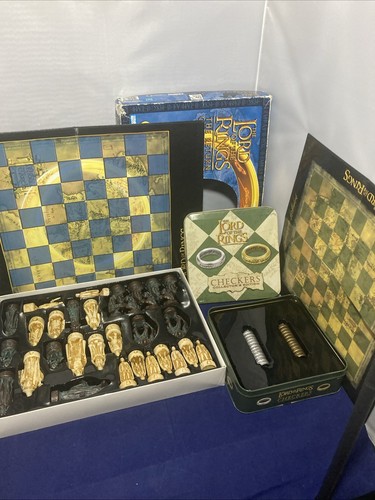 Lord of the Rings - Return of the King Chess & Checkers Set (COMPLETE ...