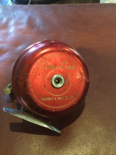 Vintage Wright McGill Fly Fishing One Line Model 10 Red Reel Rare Japan | eBay