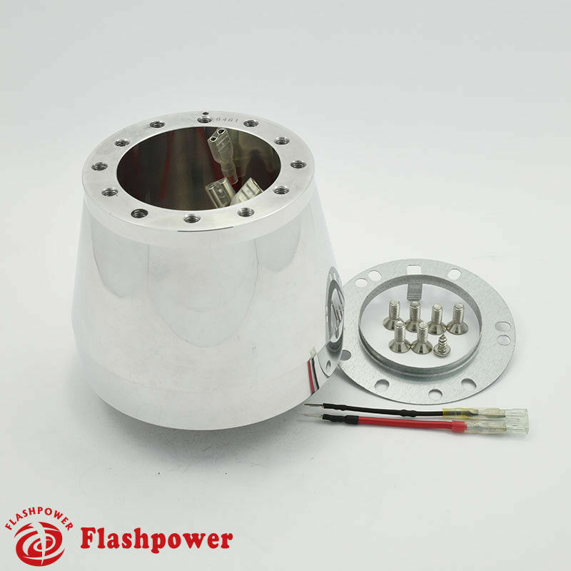 Flashpower Steering Wheel Adapter 6 Bolt Billet Polsihed for Audi A4 A6 ...