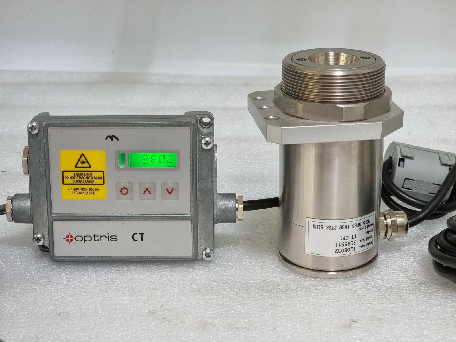 OPTRIS CT LASER INFRARED THERMOMETER 1 mW/ 630-650nm LT-CF1 | eBay