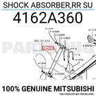 4162A360 Genuine Mitsubishi SHOCK ABSORBER,RR SU | eBay