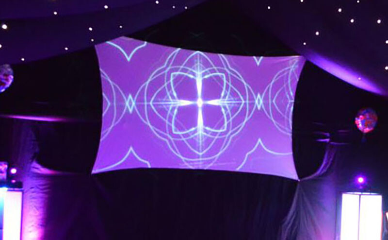 Spandex stretch projection screen garden cinema . various sizes ...