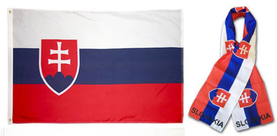 Wholesale Combo Set Slovakia Country 3x5 3’x5’ Flag and 8"x60" Scarf | eBay