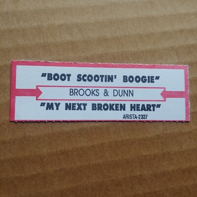 BROOKS & DUNN Boot Scootin Boogie JUKEBOX STRIP Record 45 rpm 7" | eBay