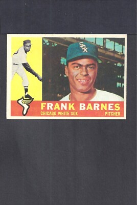 1960 TOPPS SET BREAK #538 FRANK BARNES-4--(RC)--WHITE SOX--NO CREASES ...
