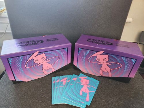 2x Pokemon EMPTY Elite Trainer Box Fusion Strike Mew + Dividers ETB | eBay