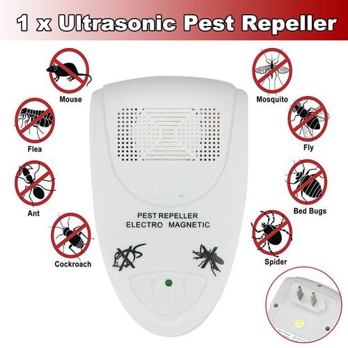 Electronic Anti Mosquito Ant Mice Rodent Pest Bug Control Ultrasonic ...