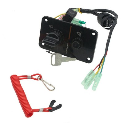 Outboard Single Engine Key Switch Panel for Yamaha Ignition Switch ...