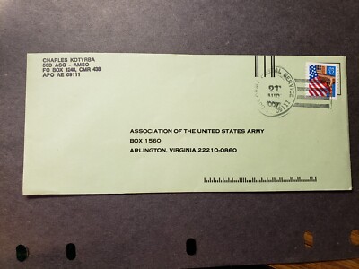 APO 09111 BAD KREUZNACH, GERMANY 1997 Army Cover 53rd ASG-AMSO | eBay