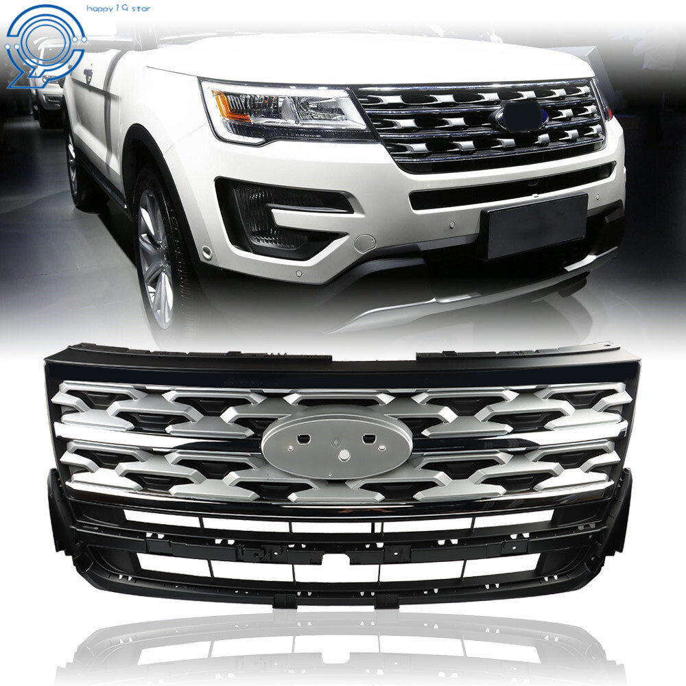 For 2018 2019 Ford Explorer Front Bumper Upper Grille Grill Factory ...