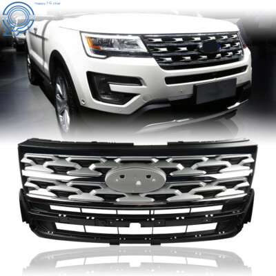For 2018 2019 Ford Explorer Front Bumper Upper Grille Grill Factory ...