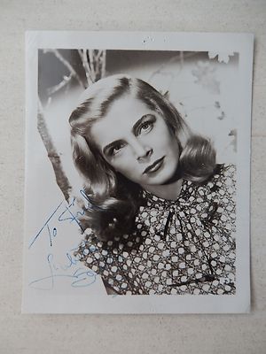 Lizabeth Scott Autographed 3 1/2" X 4 1/2" Photograph from Estate | eBay