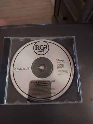 GENE RICE CD SINGLE YOU'RE GONNA GET SERVED | eBay