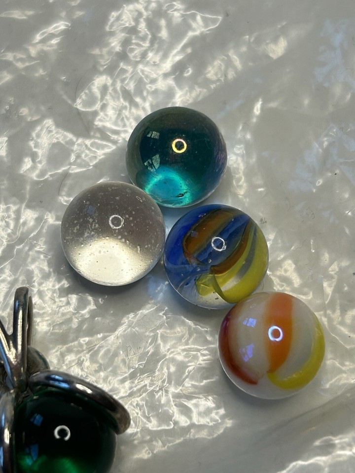 GAYM PENDANT PEE WEE MOD Sterling Silver w/ 5 Interchangeable Marbles ...