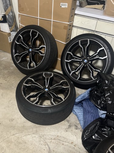 Factory BMW 765mm Bi Color Black X4M Wheels Set Of 4 | eBay