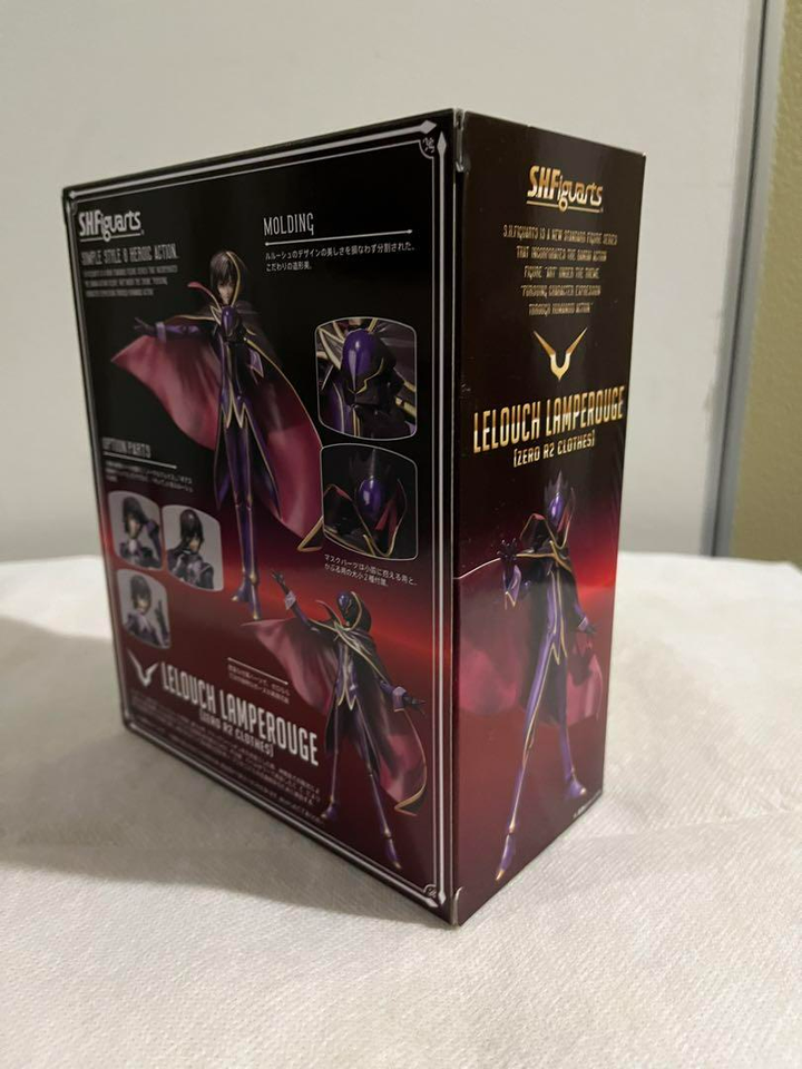 S.H.Figuarts Code Geass Lelouch Lamperouge zero R2 costume Figure ...