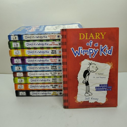 Diary of a Wimpy Kid Book 1-10 Hardcover and Paperback Lot Set Jeff ...