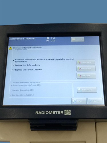 Radiometer ABL90 FLEX PLUS Blood Gas Analyzer (screen housing broken ...