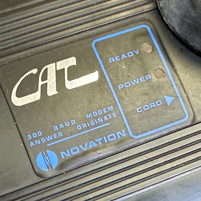 Novation CAT Modem used with early Apple Computers, with charger ...