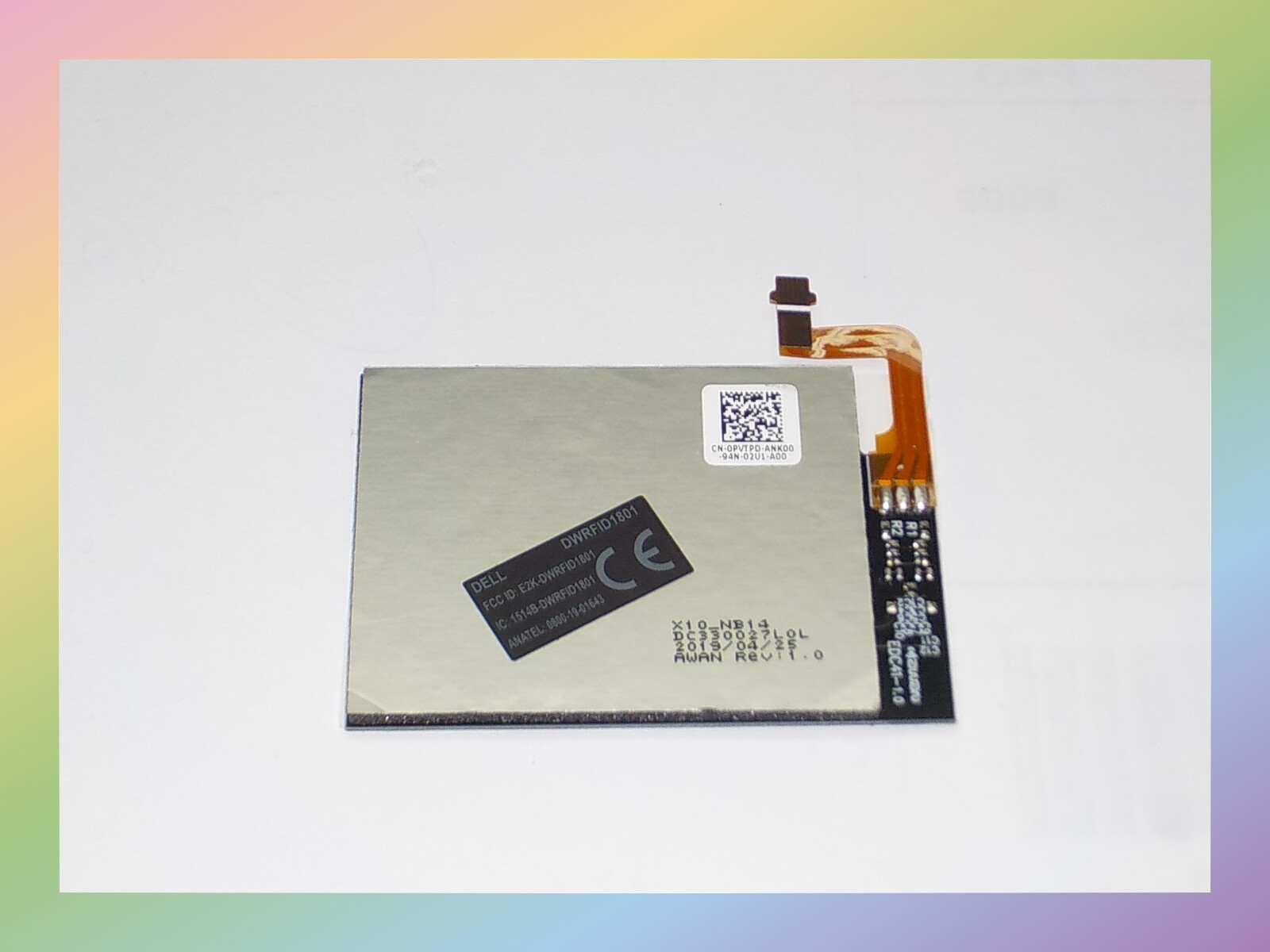 Genuine Dell Latitude 5400 RFID Antenna Board W/cable PVTPD DC330027U0L ...