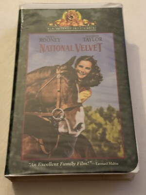 National Velvet VHS Tape - Mickey Rooney & Elizabeth Taylor w/ original ...