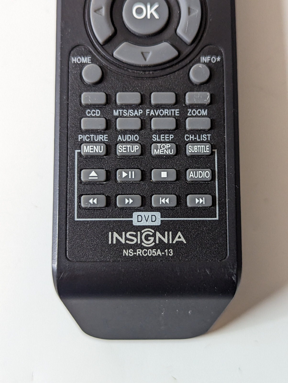 Insignia Ns-rc05a-13 Factory Original LCD Tv/dvd Combo Remote for sale ...