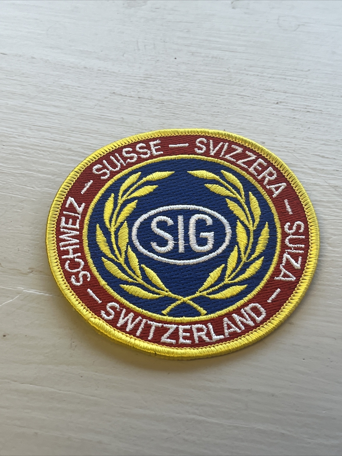 SIG Sauer Iron/Sew On Collectors Gun Patch 4” Vintage Original | eBay
