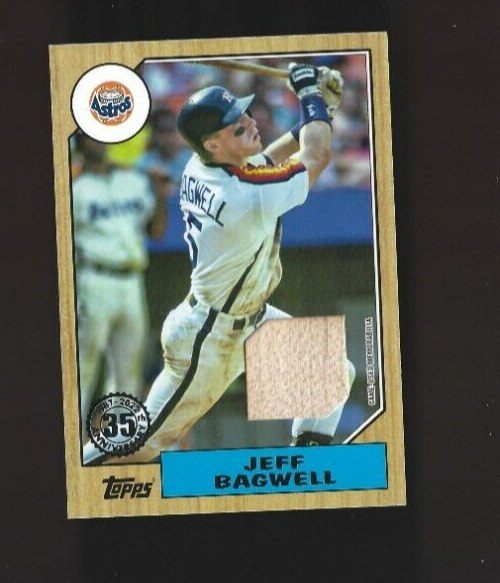 2022 Jeff Bagwell Topps 87 Bat Relic #87R-JBA HOF Astros | eBay