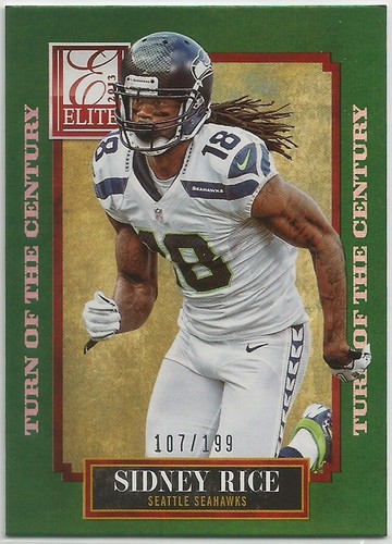 2013 Panini Elite - Sidney Rice #90 Turn of the Century /199 for sale online | eBay