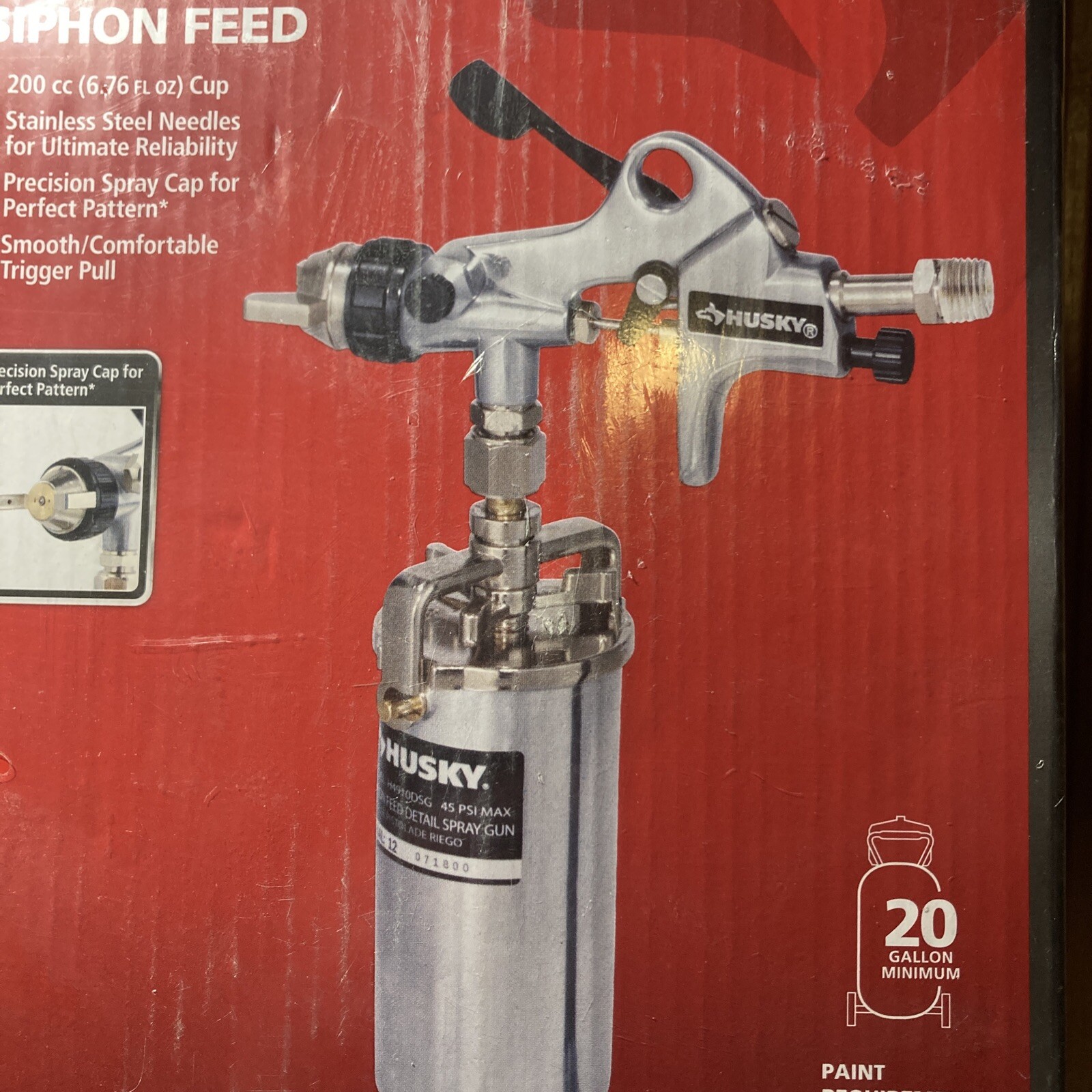 Husky Siphon Feed Detail Spray Gun H4910DSG for sale online | eBay