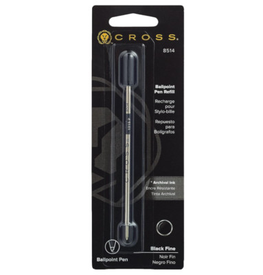 A.T. Cross 8514 Ballpoint Pen Refill Fine Point Black Ink | eBay