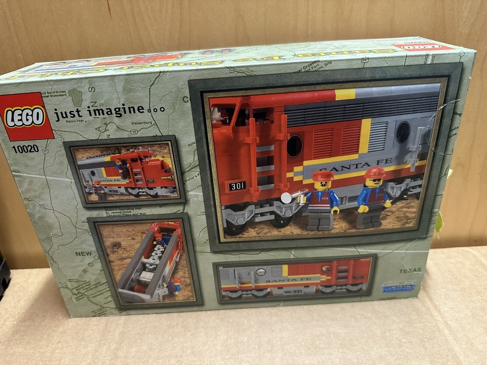NEW LIMITED EDITION LEGO SANTA FE TRAIN 10020 SUPER CHIEF ENGINE VERY ...