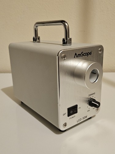 AmScope LED-50WHigh-Intensity Microscope Illuminator (No Light Guides)... | eBay