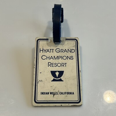 Hyatt Grand Champions Resort Indian Wells, California Plastic Golf Bag ...