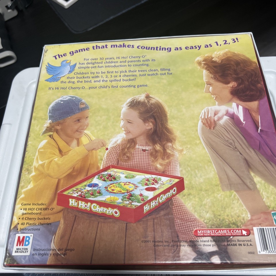 Hi Ho !Cherry -O Game Vintage 2001 Edition Ages 3-6 Missing One Cherry ...