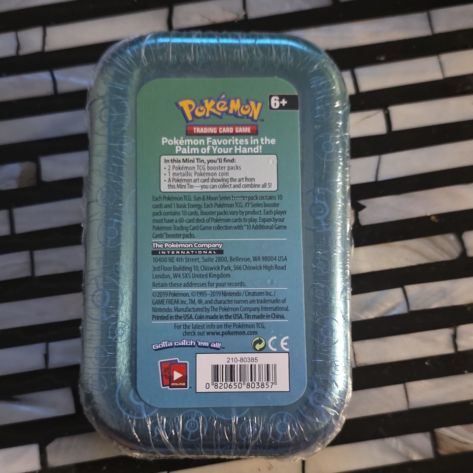 2019 Pokémon Kanto Friends Sealed Squirtle Mini Tin Sun & Moon, X&Y J18 ...