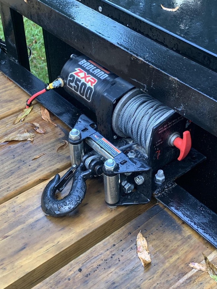 2500 lb. Electric ATV Utility Winch with Wireless Remote Control ...