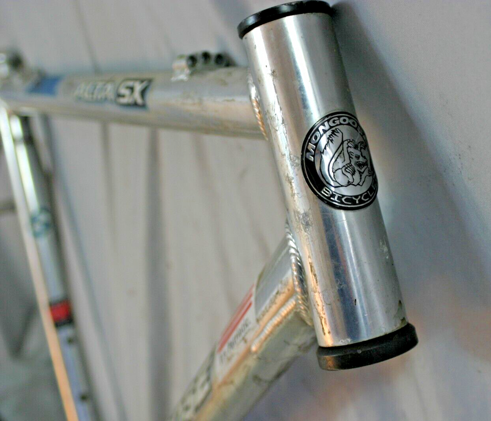 1998 Mongoose Alta SX MTB Bike Frame 22" X-Large Hardtail Silver USA ...