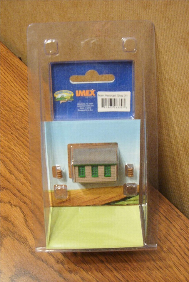 IMEX N SCALE MAINTENANCE HANDCART SHED RESIN BUILT-UP BUILDING | eBay