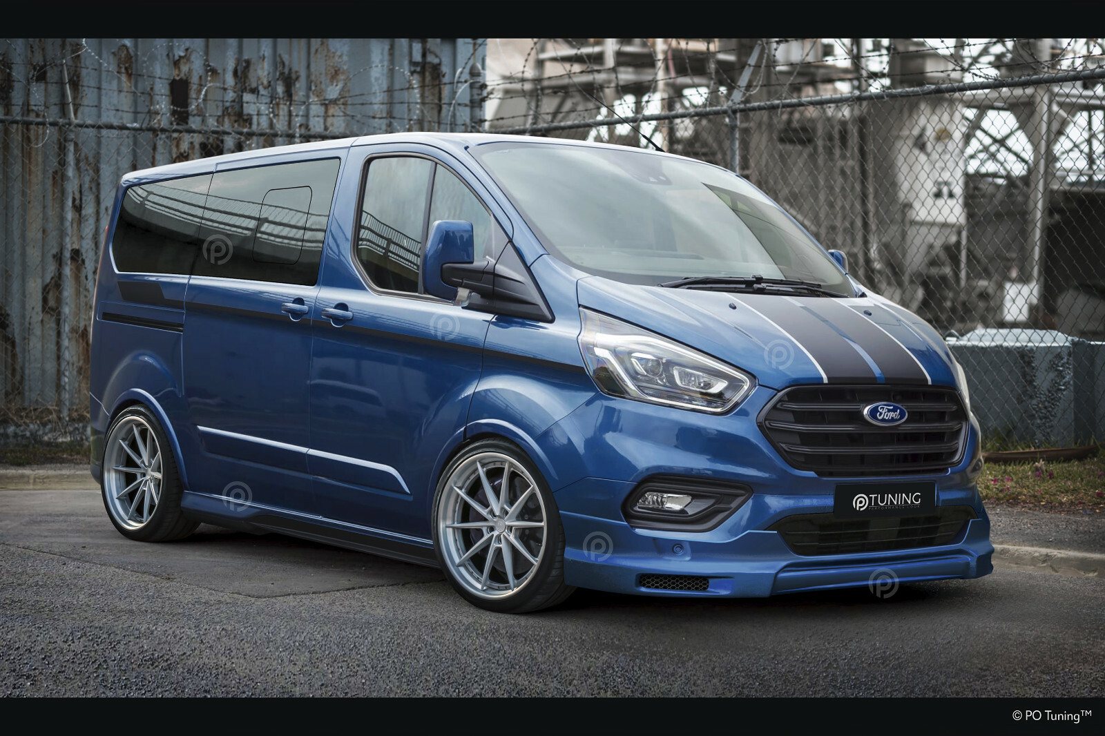 Pour Ford Transit Custom Facelift Frontstoßstangenansatz | eBay