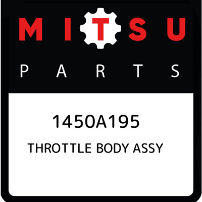 1450A195 Mitsubishi Throttle body assy 1450A195, New Genuine OEM Part ...
