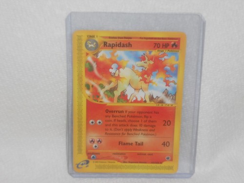 POKEMON CARD RAPIDASH OVERRUN FLAME TAIL 2002 62/165 UNPLAYED WITH ...