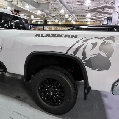 Chevrolet Alaskan Bedside Decals New 2PC Set Large Fits Silverado Tahoe ...