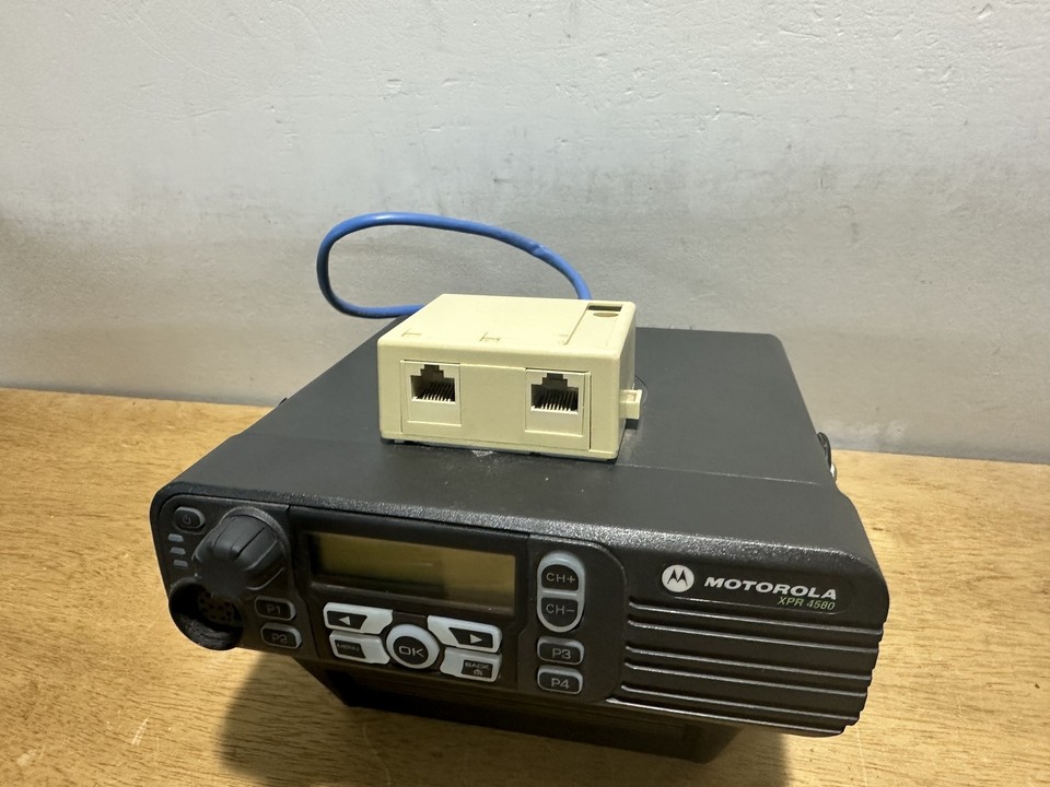 Motorola XPR 4580 Two Way Mobile Radio UHF Digital Display w/ RJ45 ...