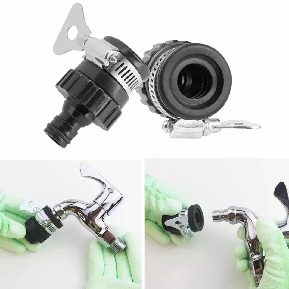 Universal Tap Connector To Garden Hose Pipe Mixer Kitchen Bath Tap ...