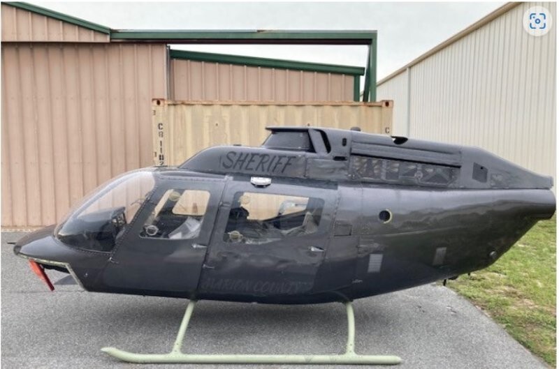 Bell Helicopter OH-58 206 Fuselage w/Doors & Engine Cowling Static ...
