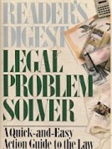 Legal Problem Solver: A Quick-and-Easy Action Guide to the Law - GOOD ...