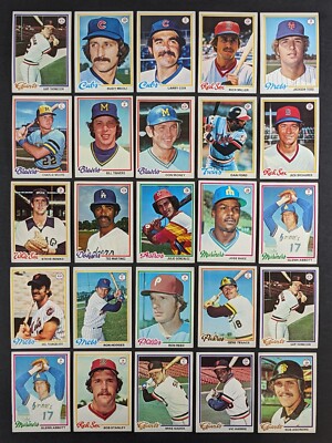 1978 Topps Baseball Set Break 25 Cards | eBay