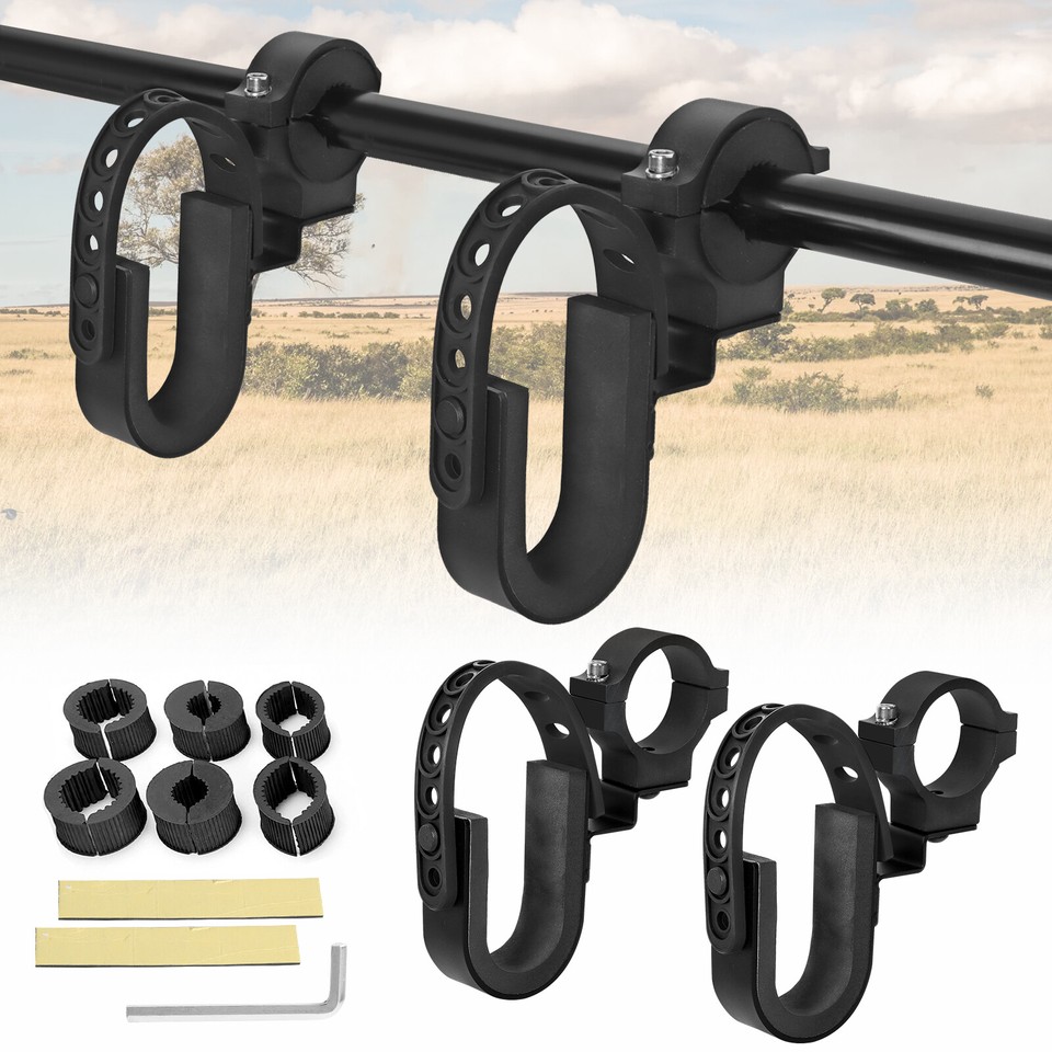 UTV Overhead Roof Gun Holder Bow Rifle Rack For Polaris RZR Ranger XP ...
